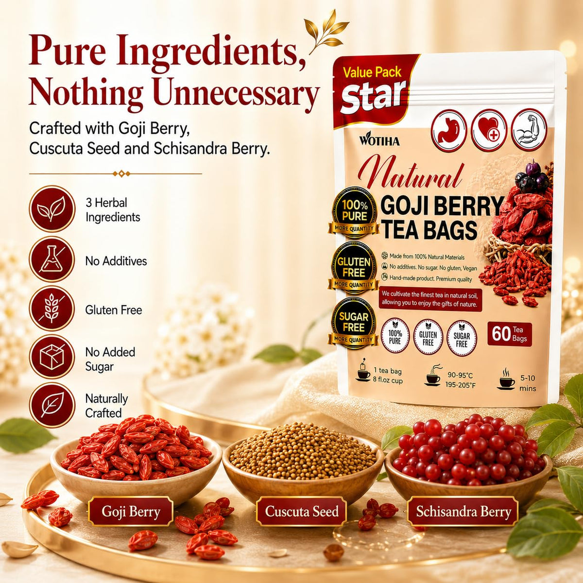 caffeine-free herbal tea option