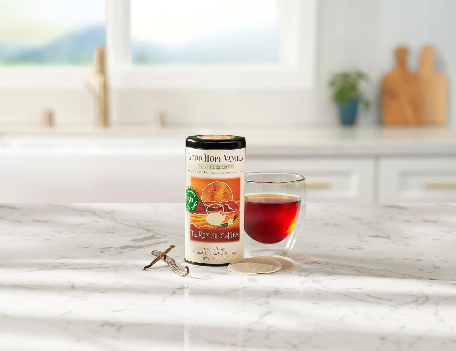 Caffeine-free herbal tea option