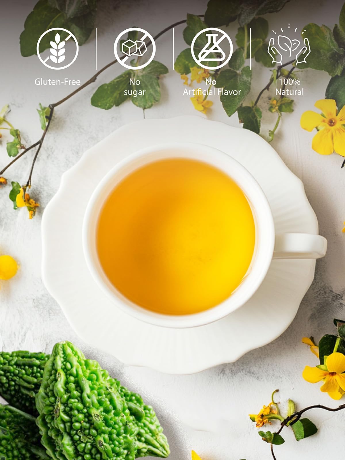 Caffeine-free herbal tea option
