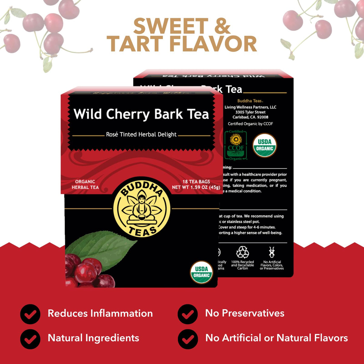 caffeine free herbal tea option