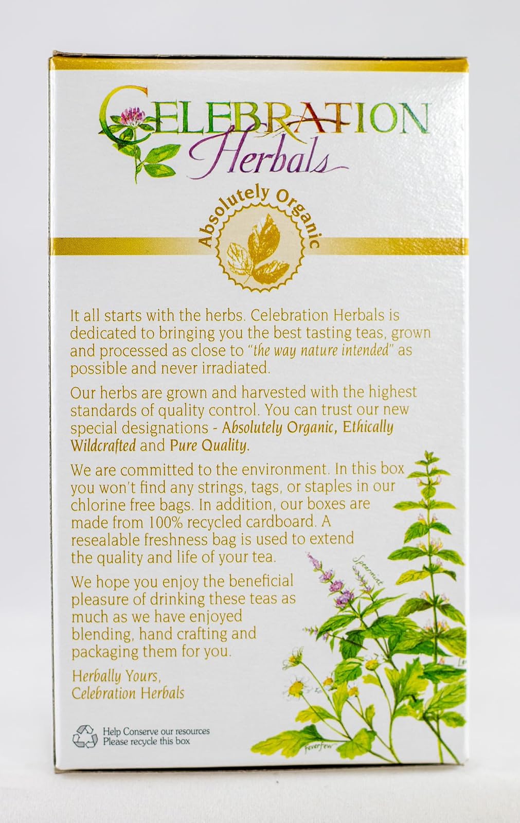 Caffeine-free herbal tea option