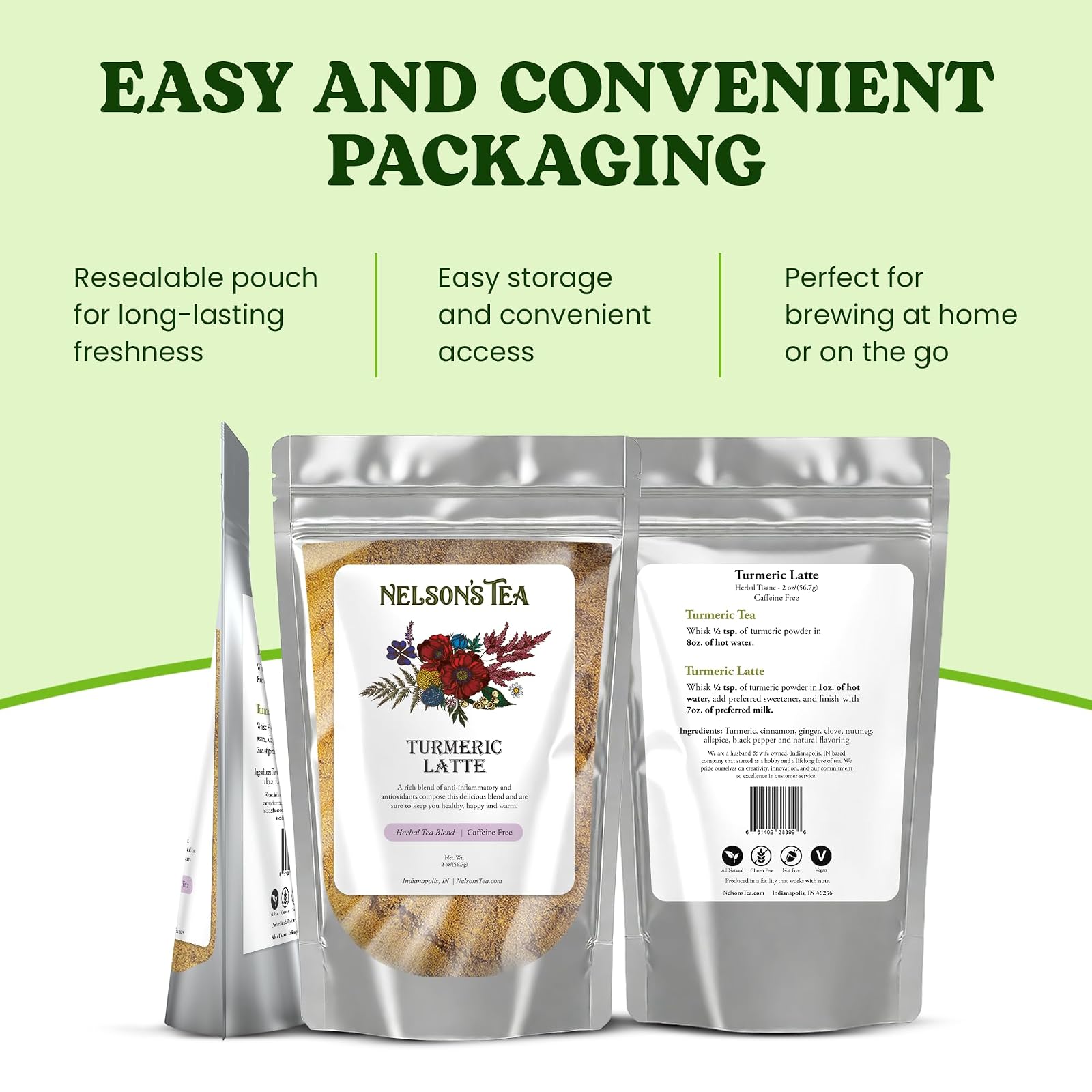 caffeine-free herbal tea option