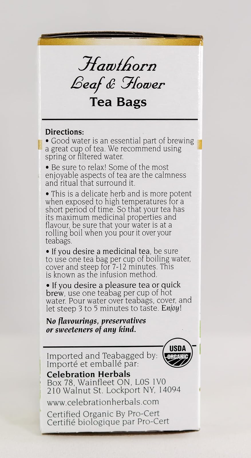 caffeine-free herbal tea option