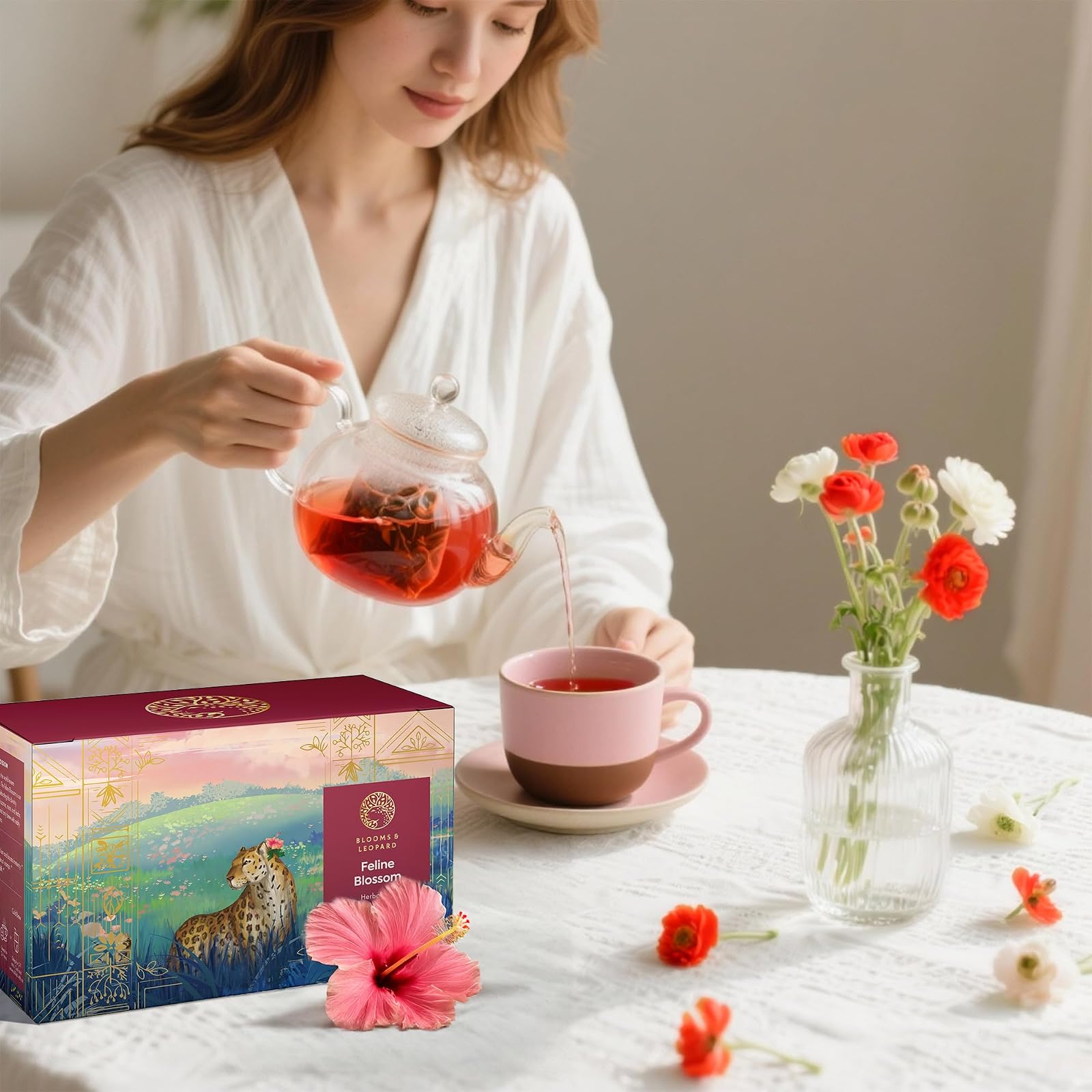 Caffeine-free herbal tea option