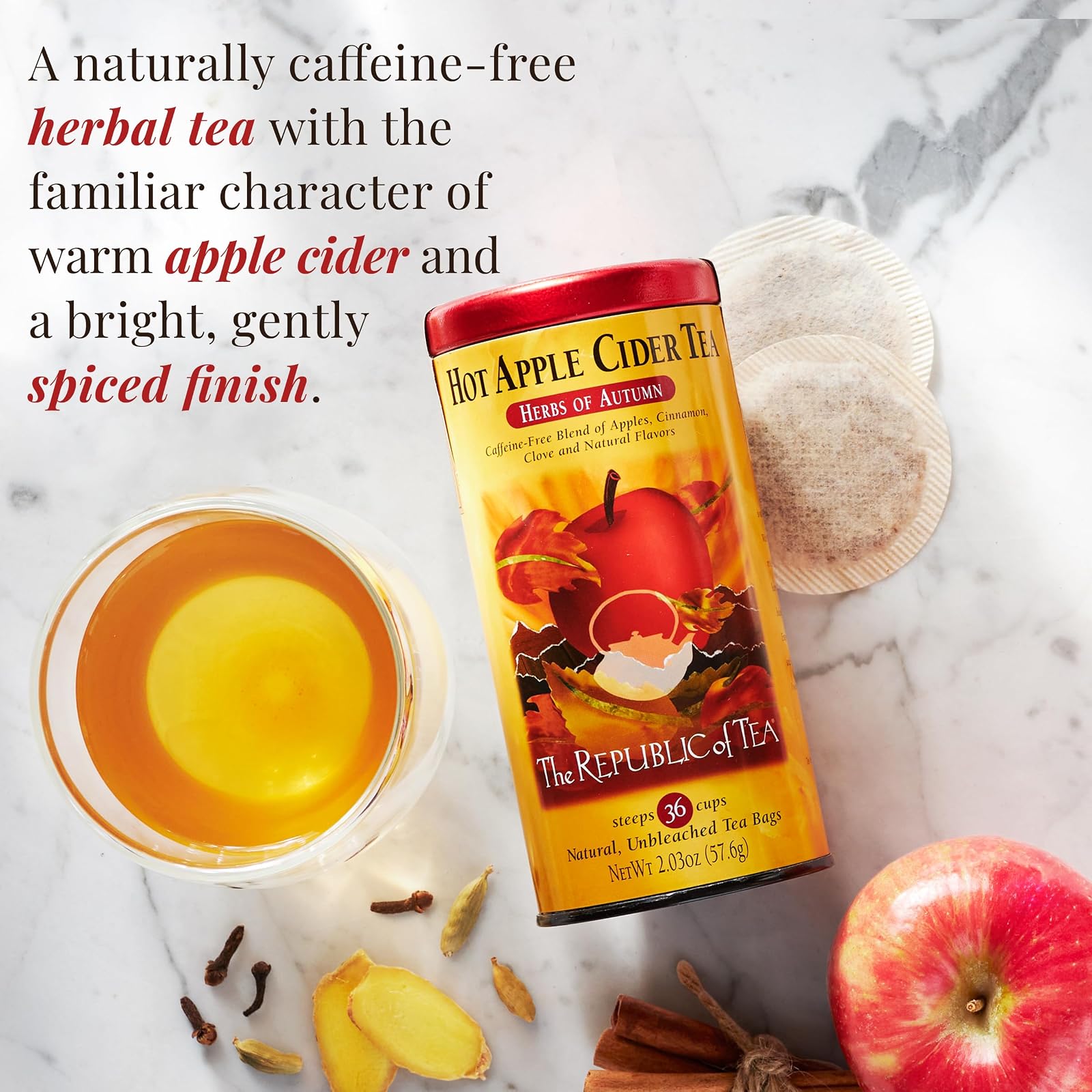 caffeine-free herbal tea option