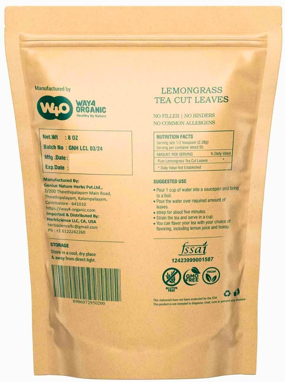 caffeine-free herbal tea option