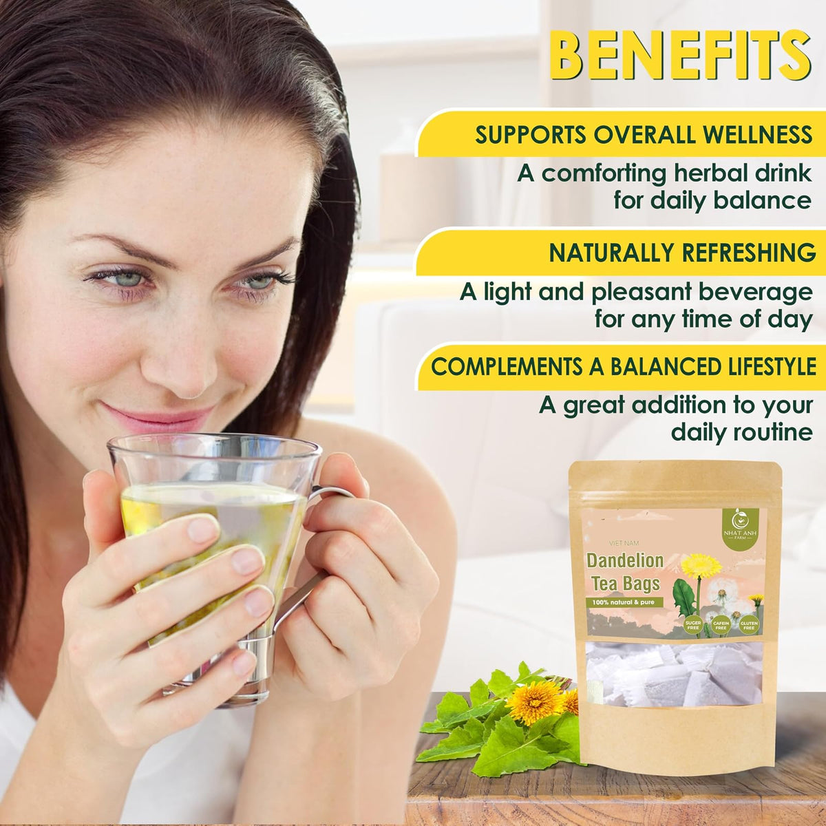 caffeine-free herbal tea option