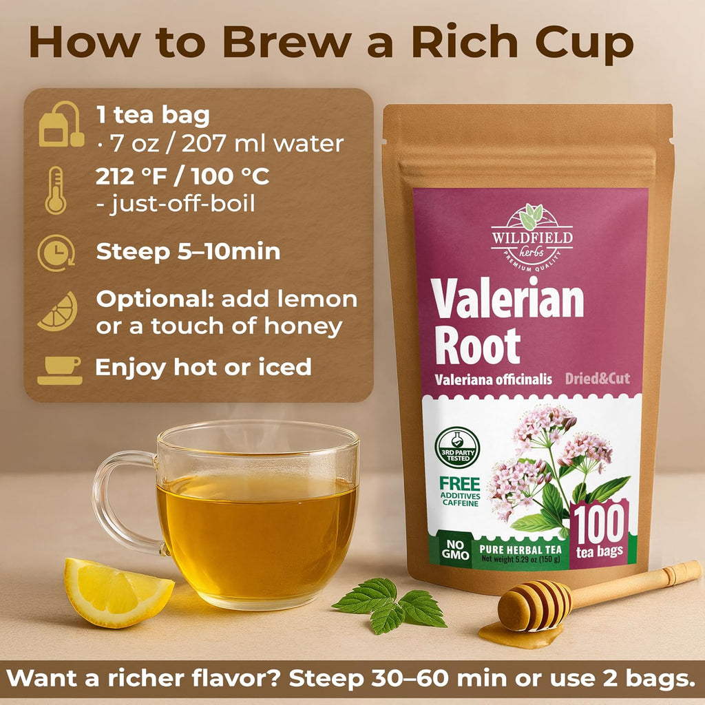Caffeine-free herbal tea option