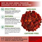 Caffeine-free herbal tea option