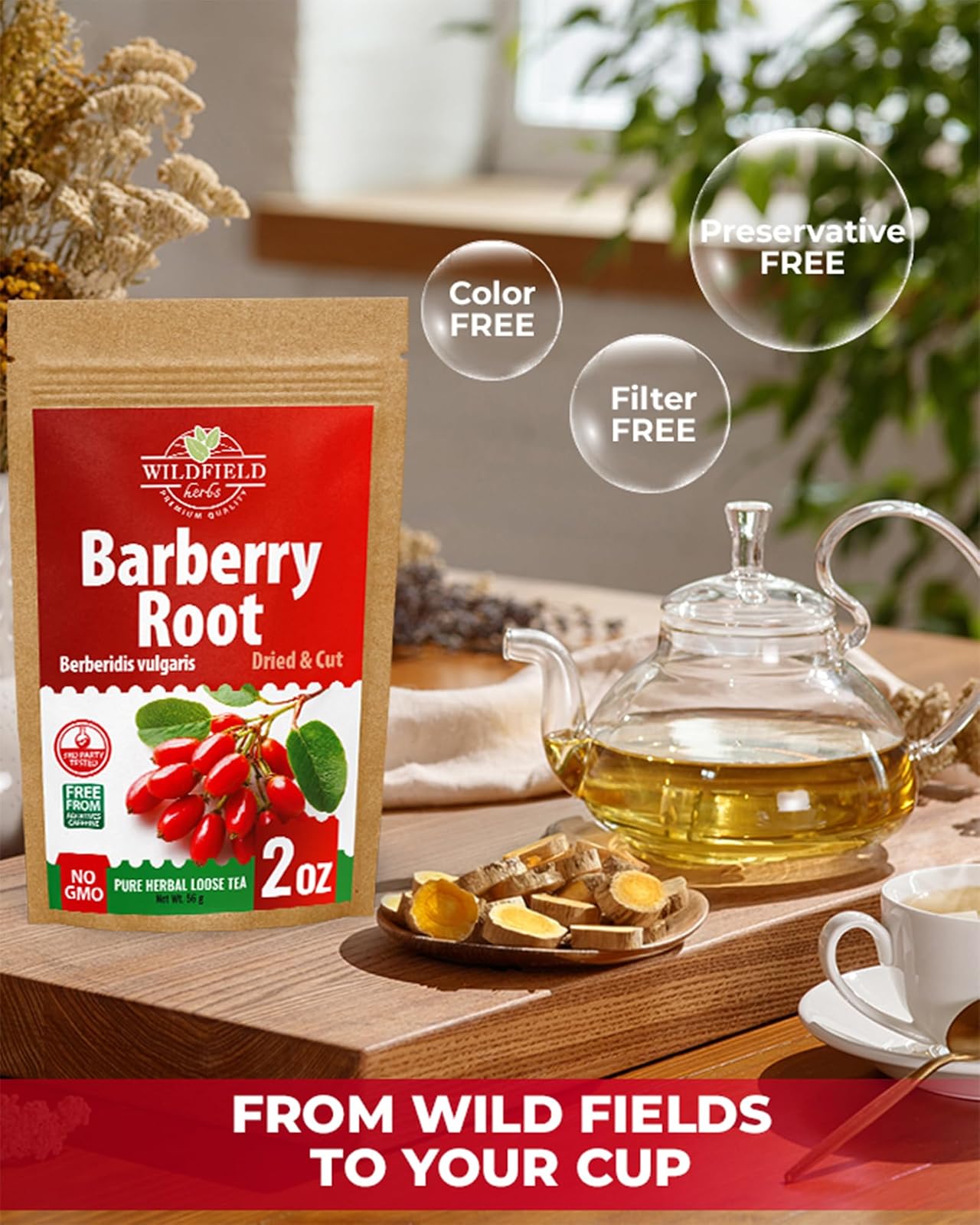 caffeine-free herbal tea option