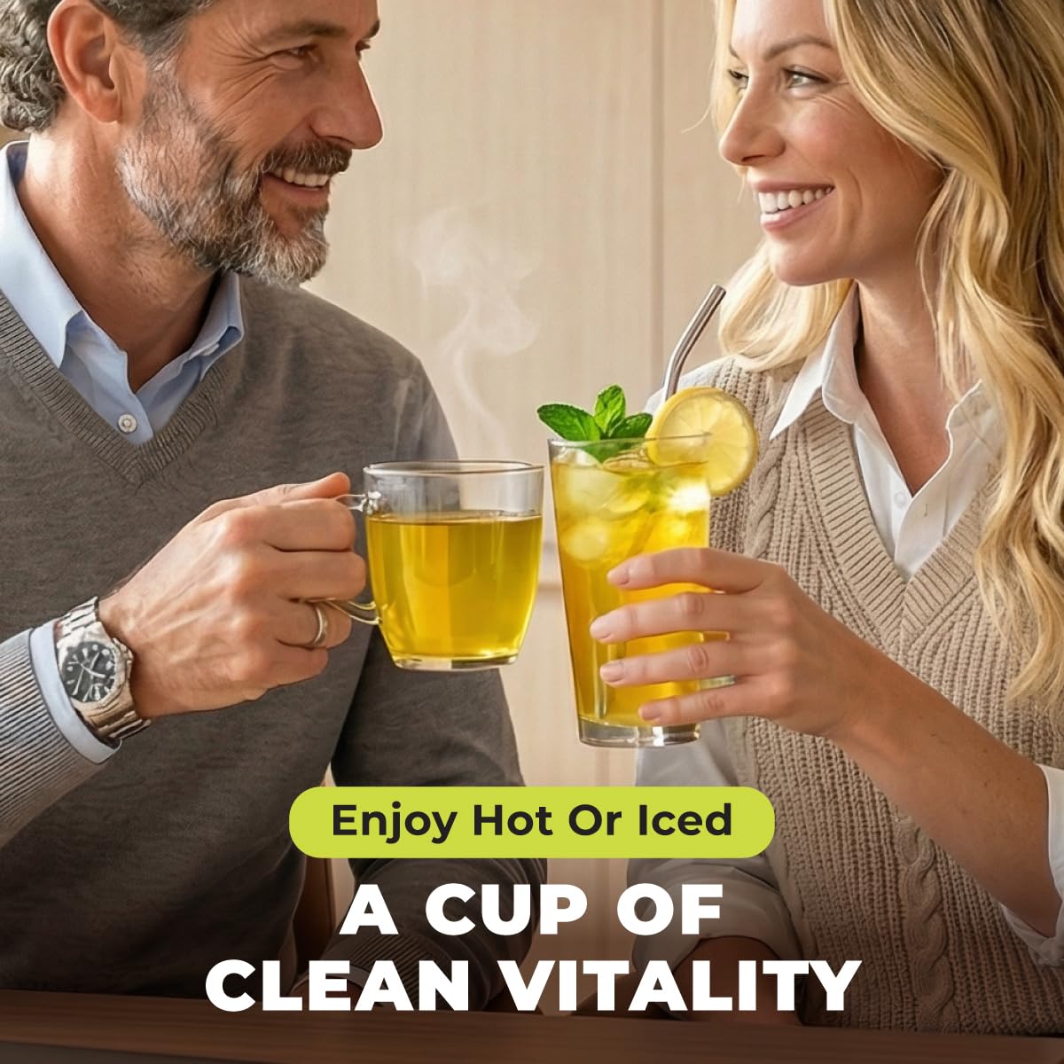 Caffeine-free herbal tea option