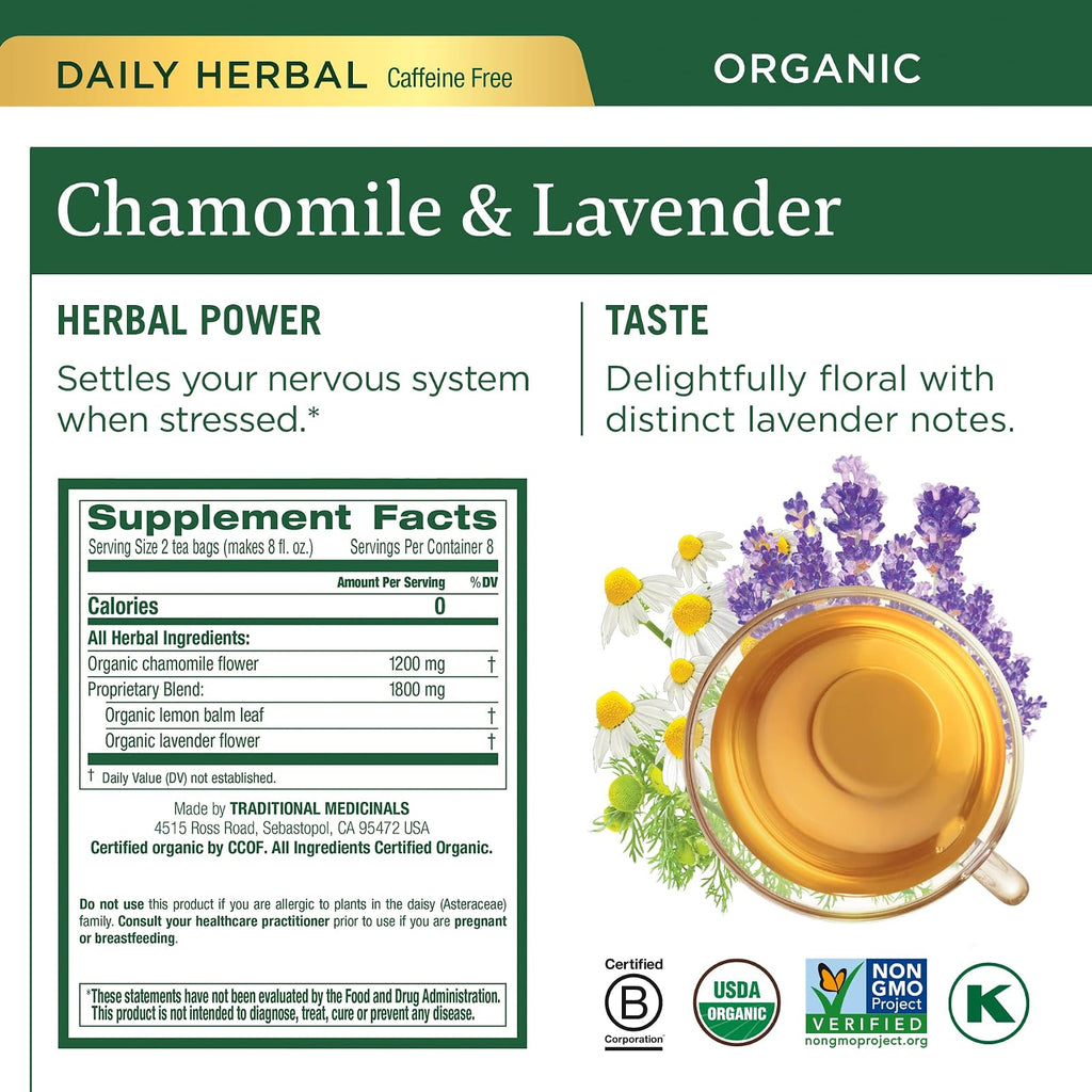 caffeine-free herbal tea selection