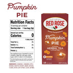caffeine-free herbal tea with pumpkin flavour