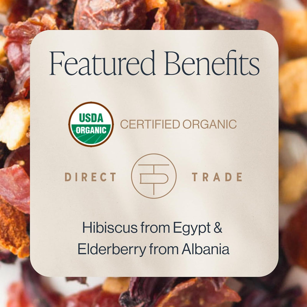 caffeine-free hibiscus berry tea