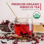 caffeine-free hibiscus flower infusion