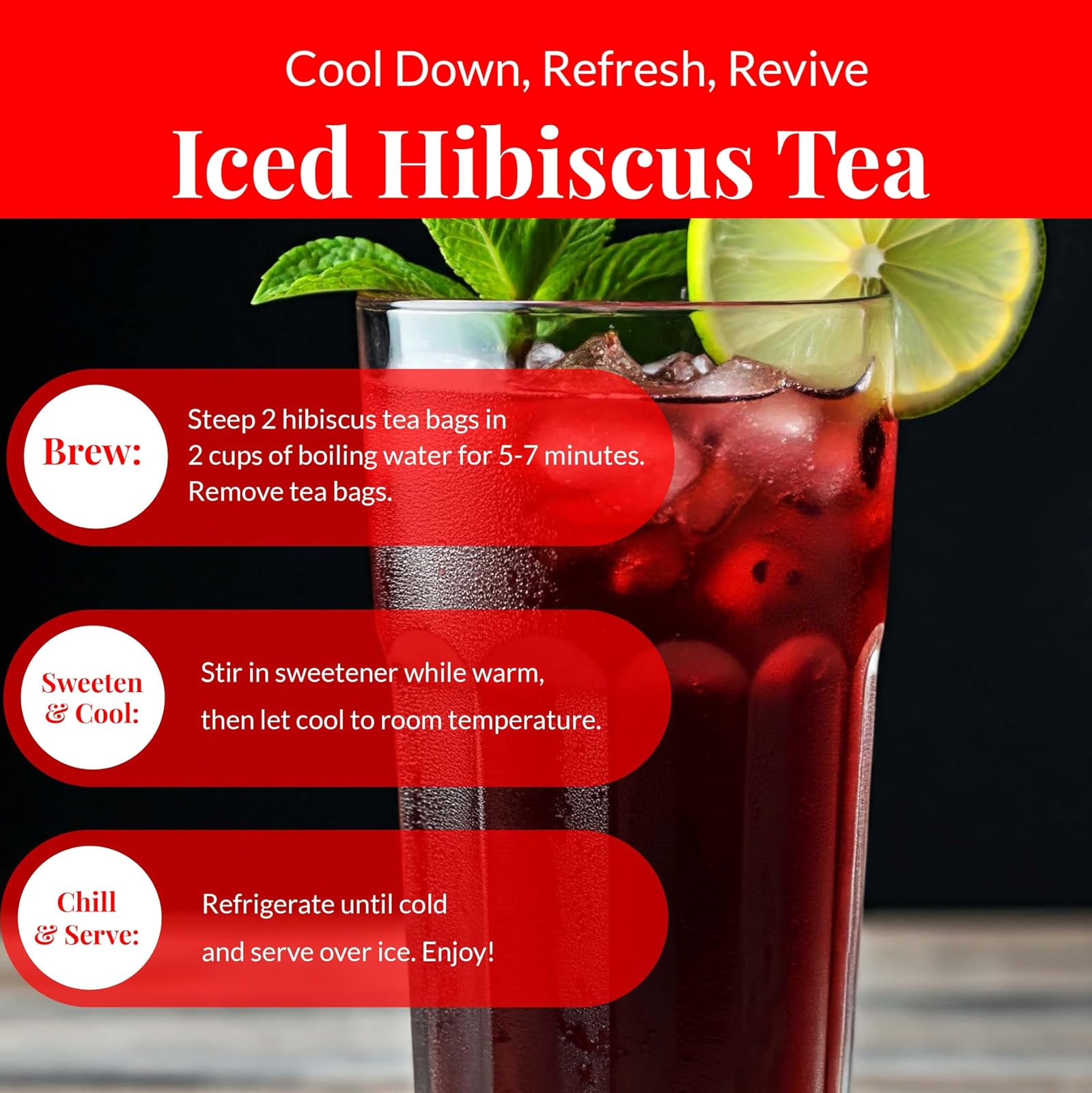 caffeine-free hibiscus ginger infusion