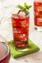 Caffeine-free hibiscus herbal infusion