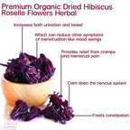 caffeine-free hibiscus herbal infusion