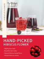 caffeine-free hibiscus herbal infusion