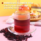 caffeine-free hibiscus herbal infusion