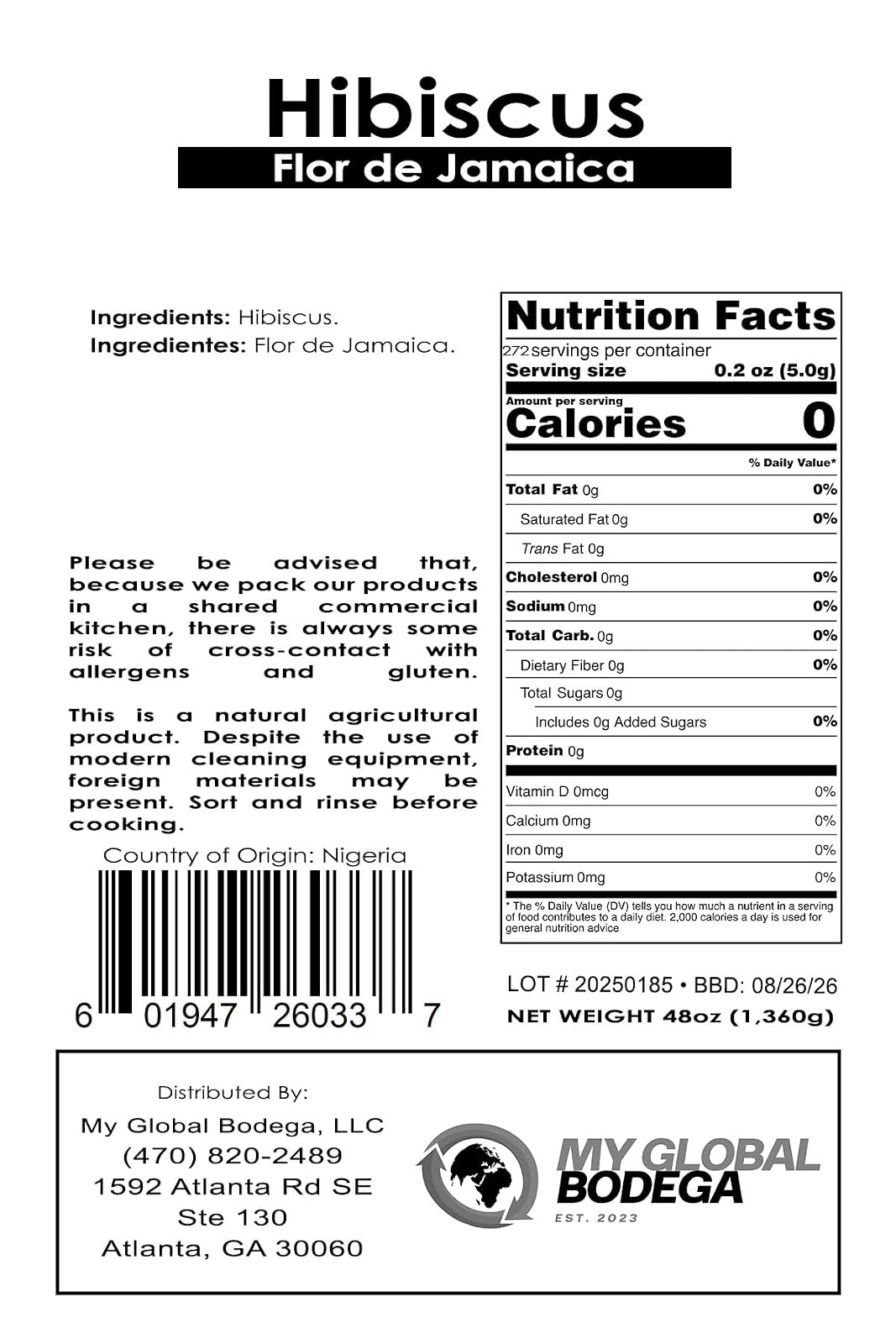 caffeine-free hibiscus herbal infusion