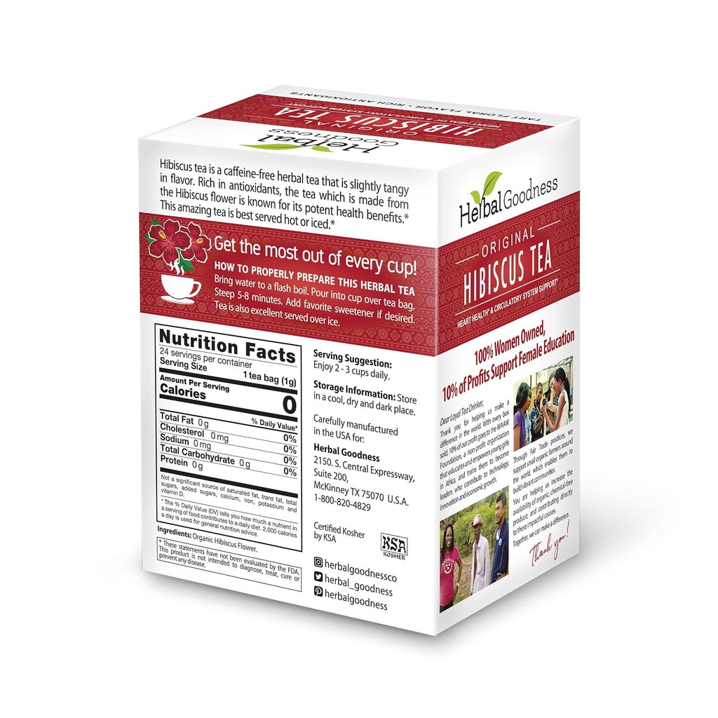 caffeine-free hibiscus herbal infusion
