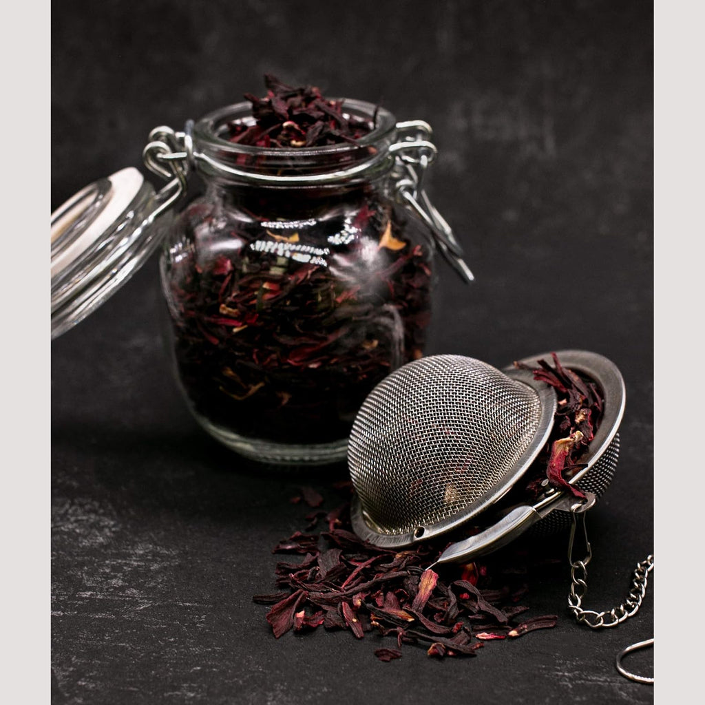 caffeine-free hibiscus herbal infusion
