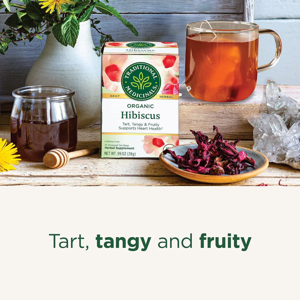caffeine-free hibiscus herbal infusion
