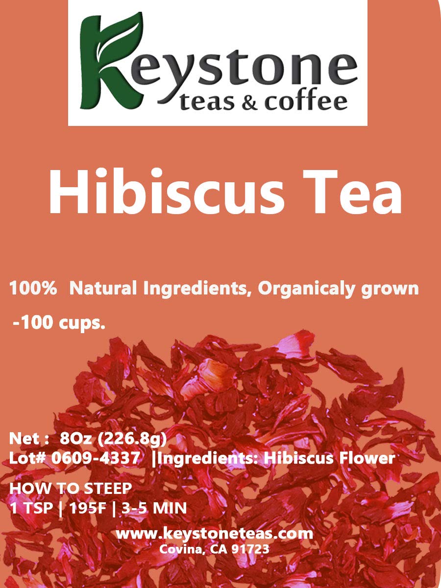 Caffeine-free hibiscus herbal infusion