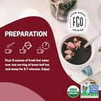 caffeine-free hibiscus herbal infusion