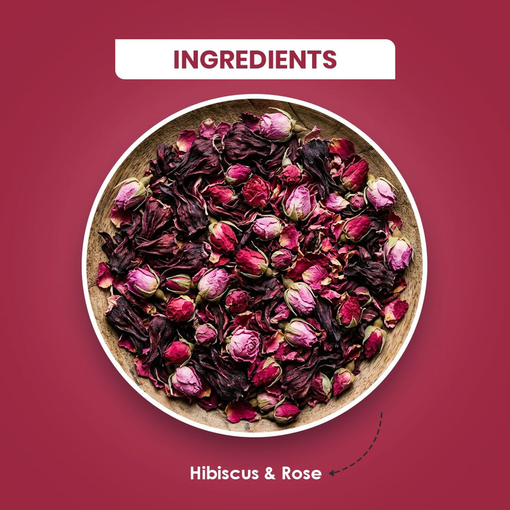 caffeine-free hibiscus herbal infusion