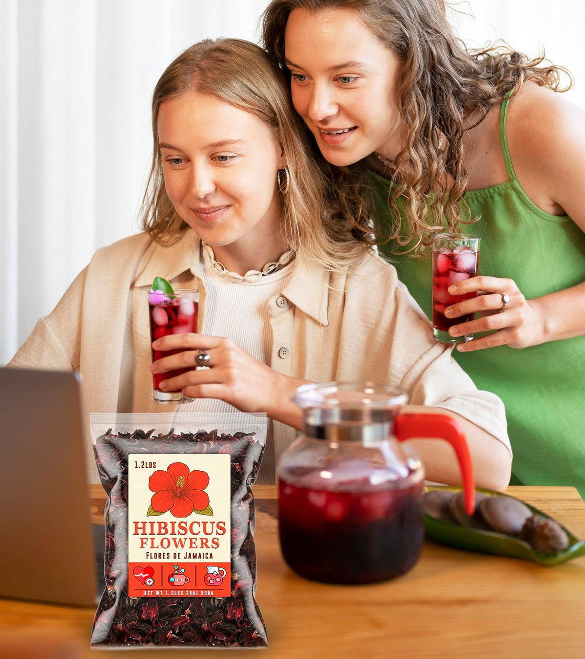 caffeine-free hibiscus herbal tea