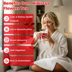 caffeine-free hibiscus herbal tea