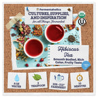 caffeine-free hibiscus infusion