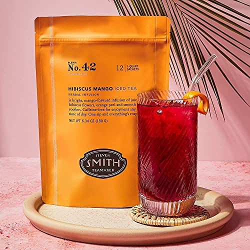 Caffeine-free hibiscus mango blend