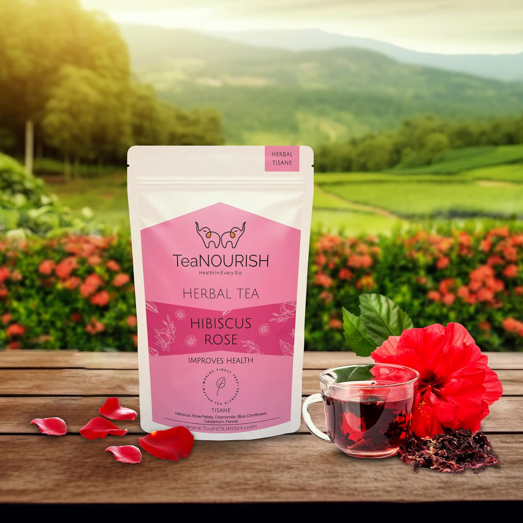 Caffeine-free hibiscus rose tea