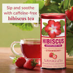 Caffeine-free hibiscus strawberry infusion