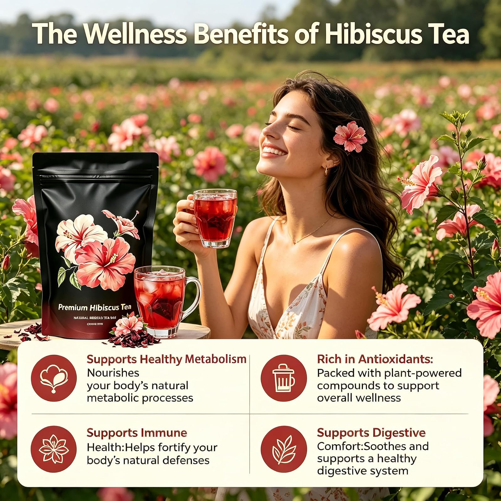 caffeine free hibiscus tea bags