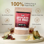 Caffeine-free hibiscus tea bags