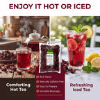 caffeine-free hibiscus tea blend