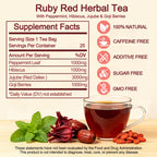 Caffeine-free hibiscus tea blend
