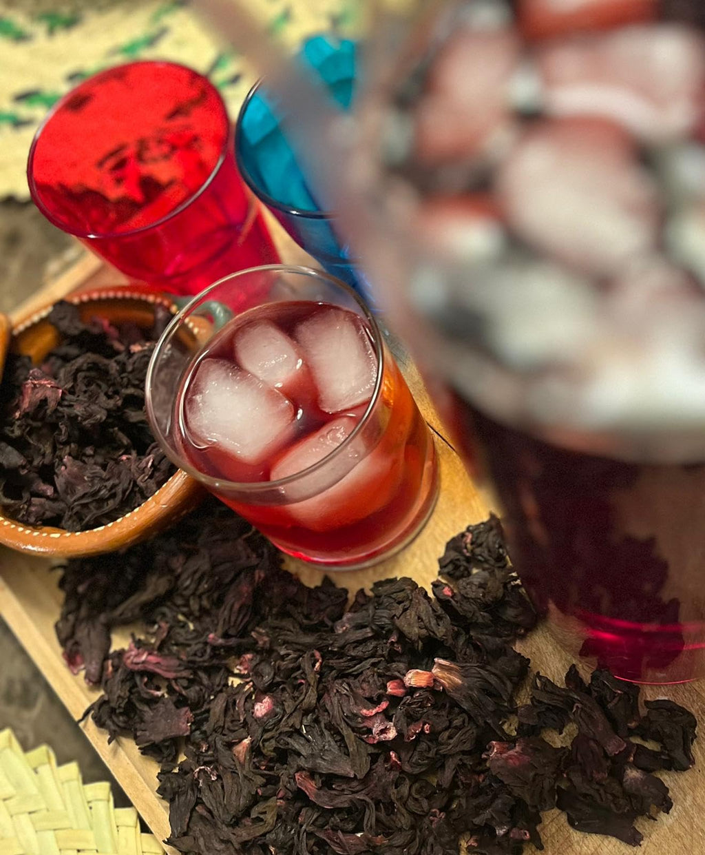 caffeine-free hibiscus tea blend