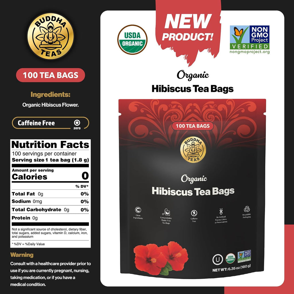caffeine-free hibiscus tea blend