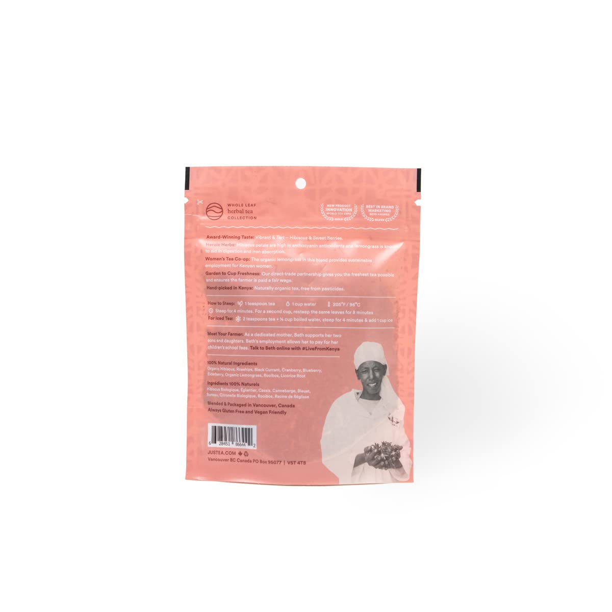 caffeine-free hibiscus tea blend