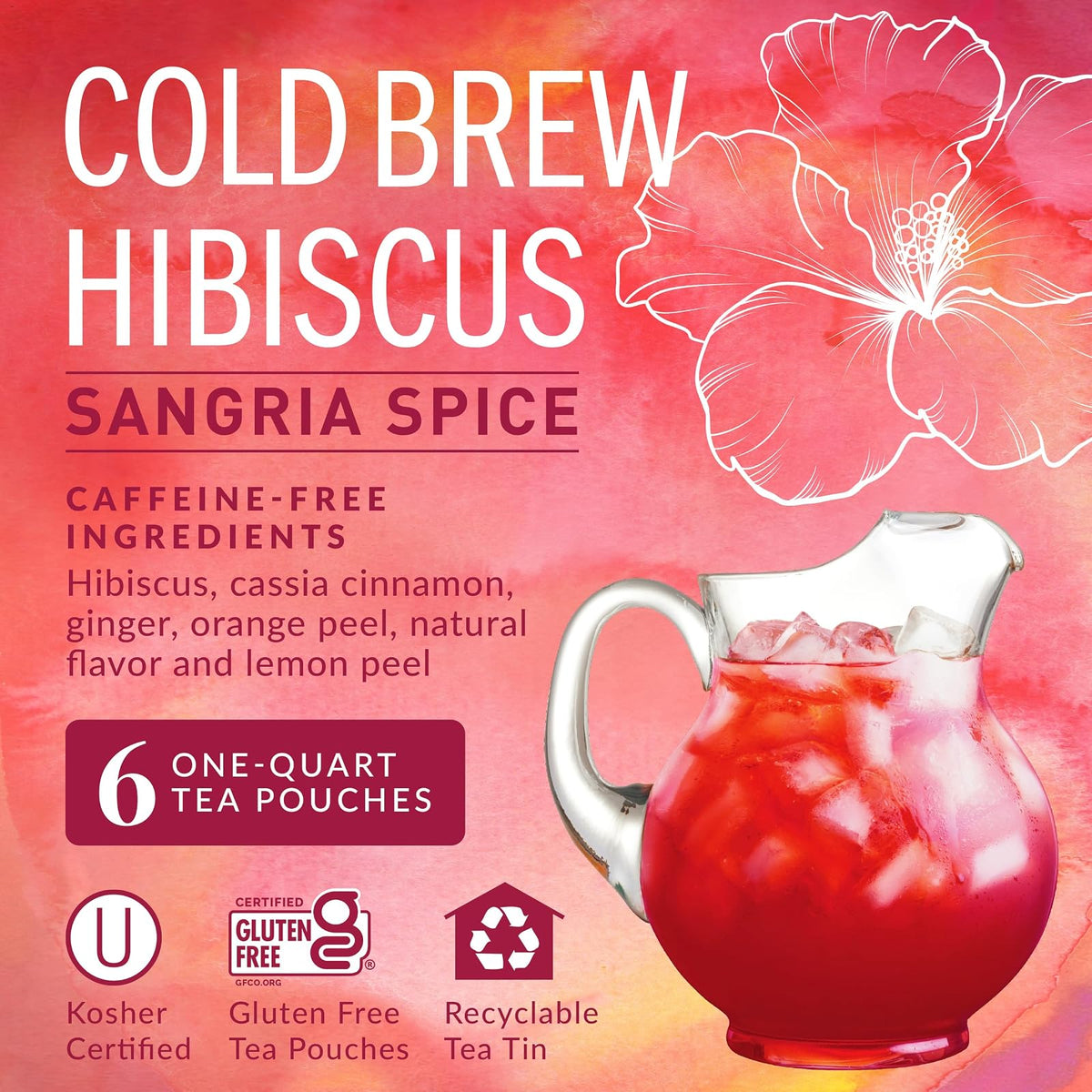Caffeine-free hibiscus tea experience