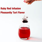 Caffeine-free hibiscus tea for relaxation