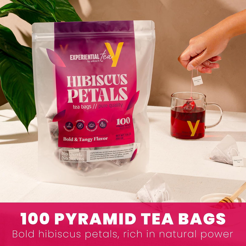caffeine-free hibiscus tea option