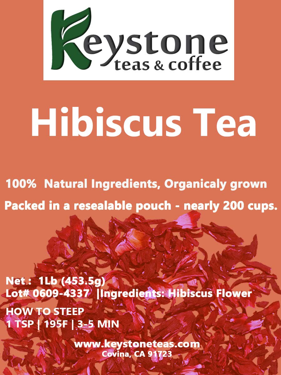 caffeine-free hibiscus tea option