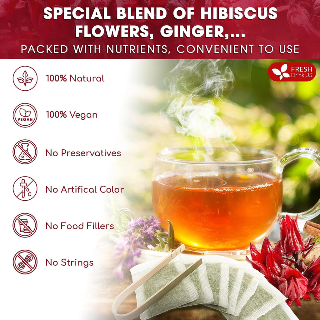 caffeine-free hibiscus tea
