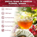 caffeine-free hibiscus tea